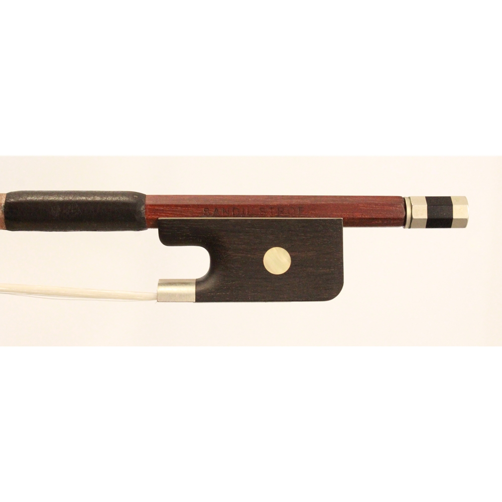Texas Violin Shop - Nickel Mount Viola Bow stamped Sandu Stroe